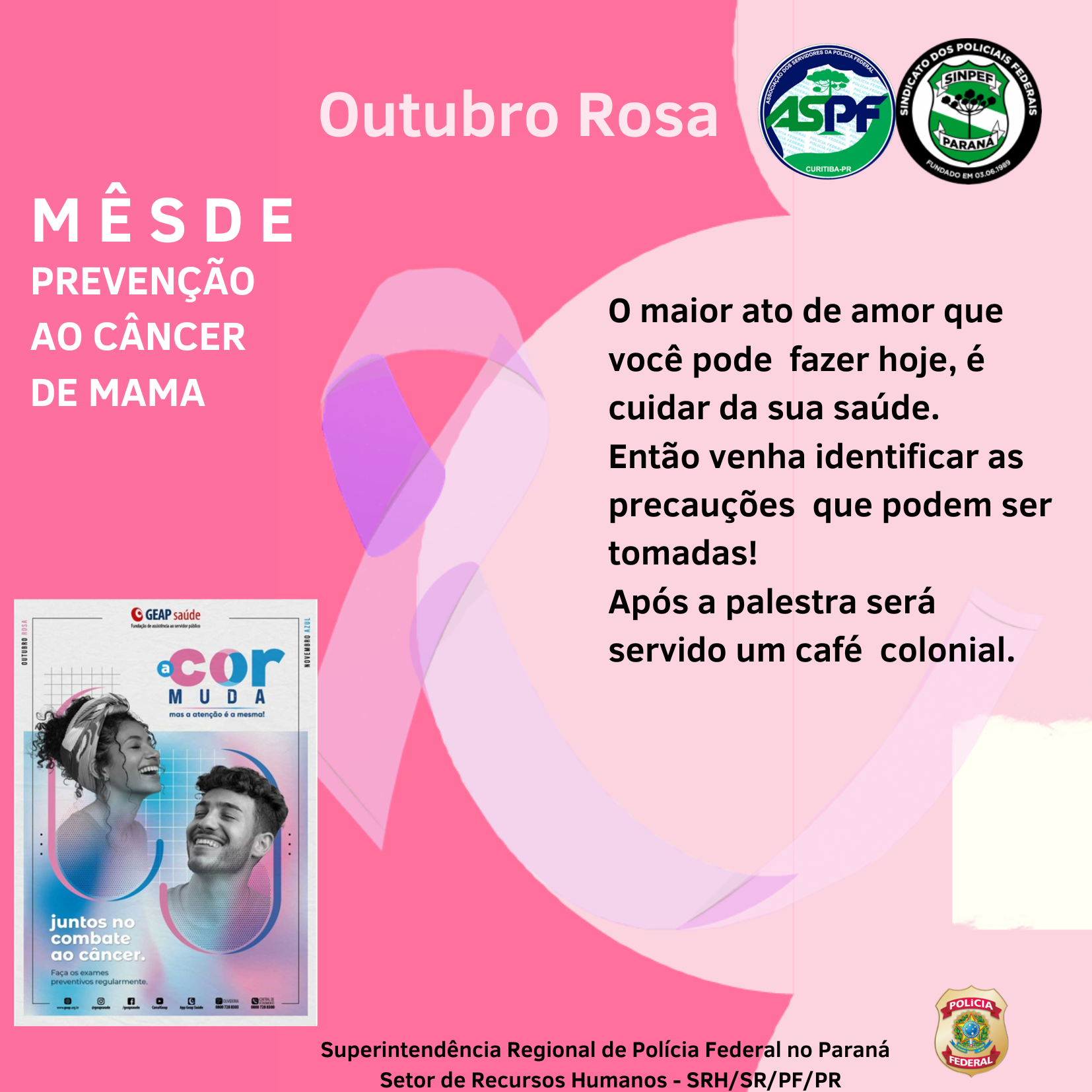 OUTUBRO ROSA - ASPF